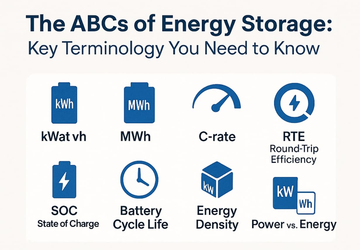 The ABCs of Energy Storage: Key Terminology and Detailed Guide for ...